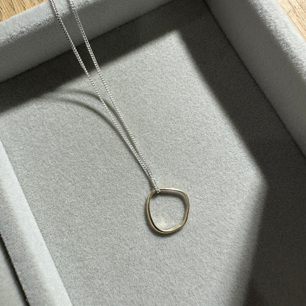 Cave Tiny Mini 9ct Yellow Gold Pendant Necklace (option 1) • Ada ...