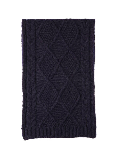 Lambswool Ciaran Scarf - Navy • Ada Gallery • Contemporary Handcrafted ...